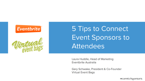 5 Tips to connect event sponsors to your attendees